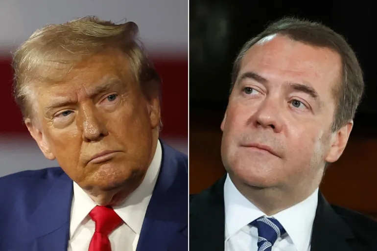 تصريحات استفزازية بين ترامب والرئيس الروسي السابق ديمتري ميدفيديف - lepointtn.com